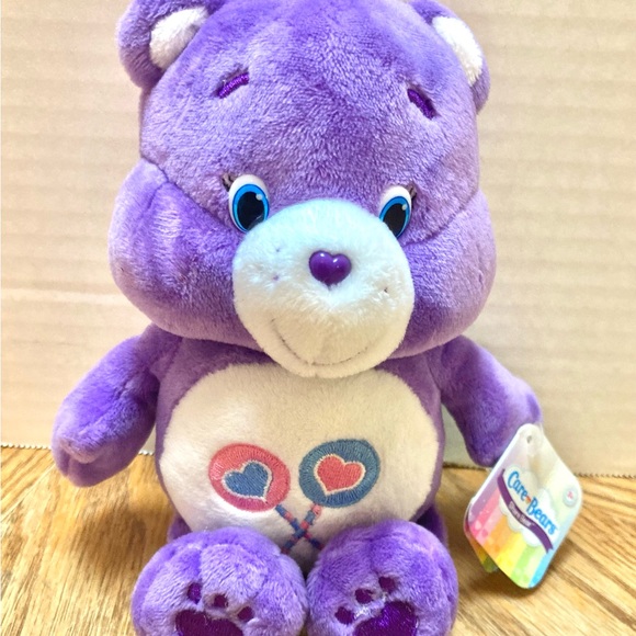 Care Bears | Toys | Care Bears Share Bear Plush Purple New 25 9in ...